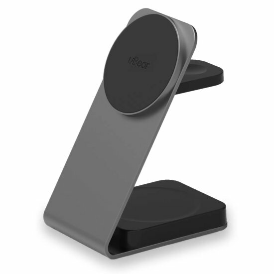 Беспроводное зарядное устройство Ubear WL12SG31-AW, Level Pro, 25Вт, MagSafe совместимое, серый