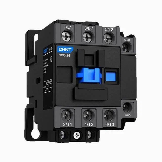 Контактор CHINT "NXC-25", 220В/АС3 1НО+1НЗ 50Гц, монтаж на DIN-рейку