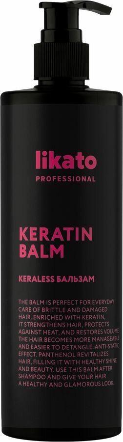 Бальзам LIKATO Keraless д/волос с кератином 400мл