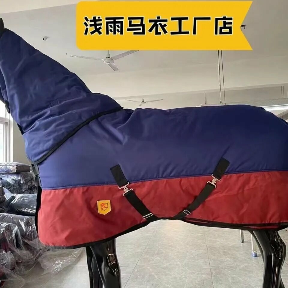 Зимняя попона для лошадей, водонепроницаемая, 900d Оксфордский хлопок, размер 145 см