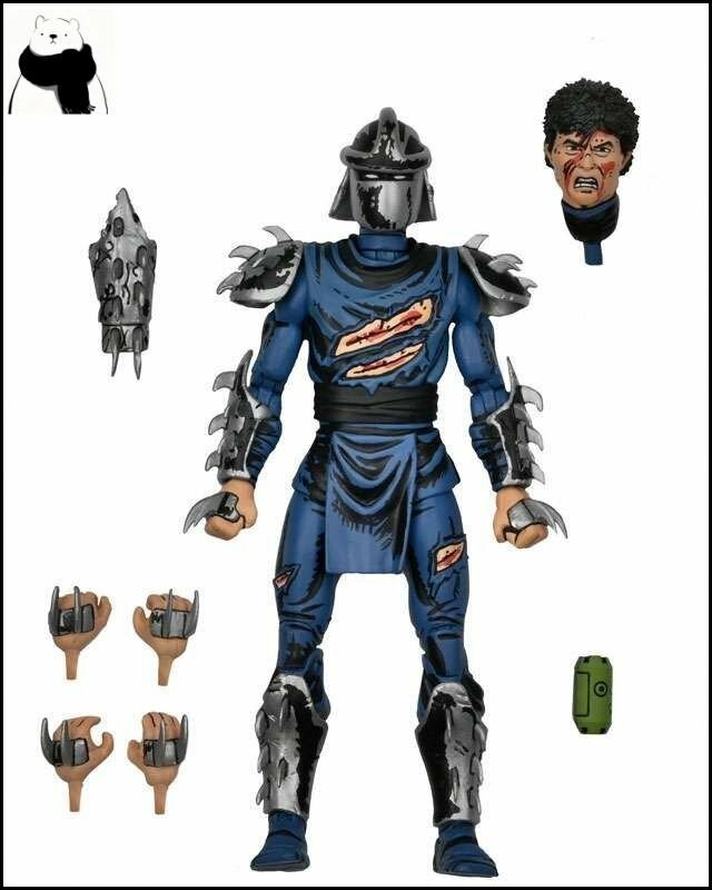 Коллекционная Фигурка Черепашки-ниндзя Клон Шреддер NECA 54289 Teenage Mutant Ninja Turtles: Shredder's Revenge battle damaged 18 CM