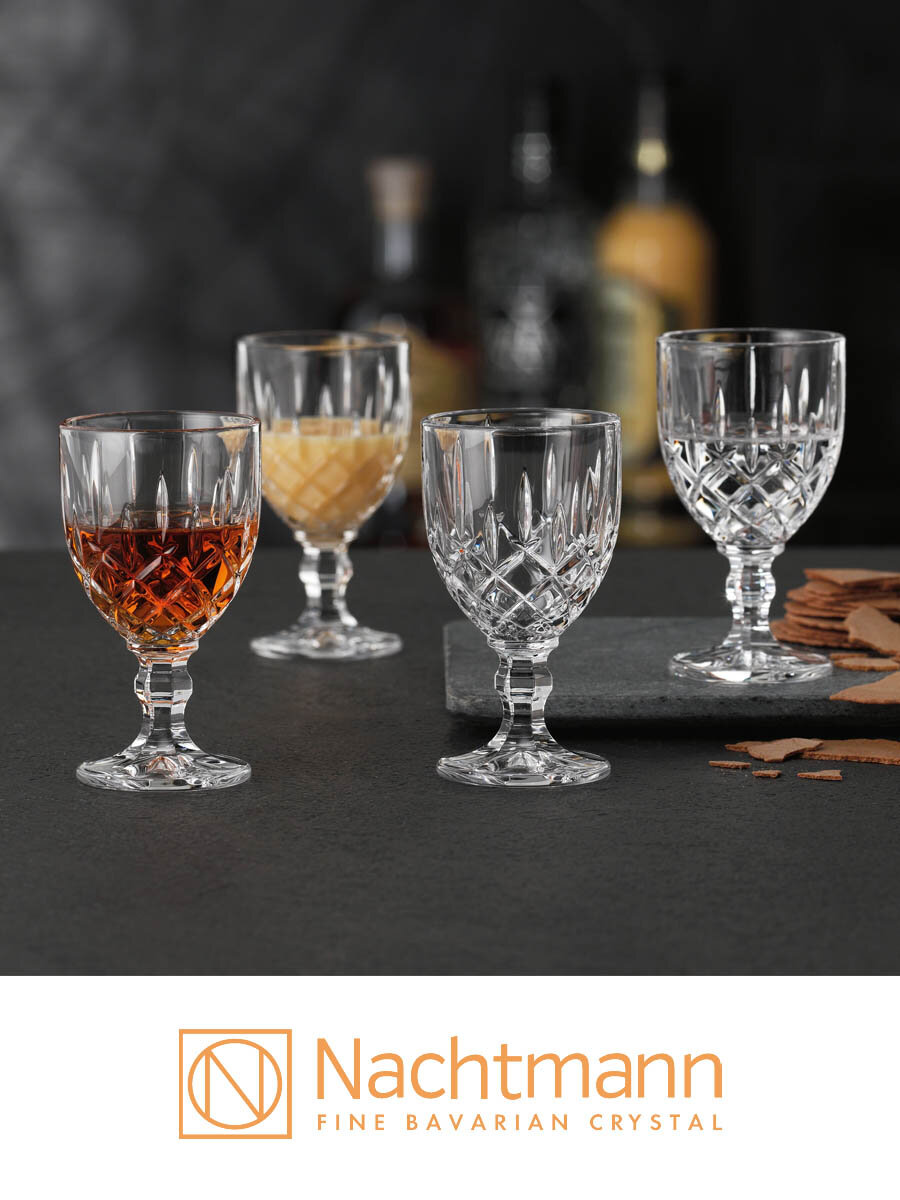 Набор рюмок Nachtmann Noblesse 57 мл, 4 шт, хрустальное стекло