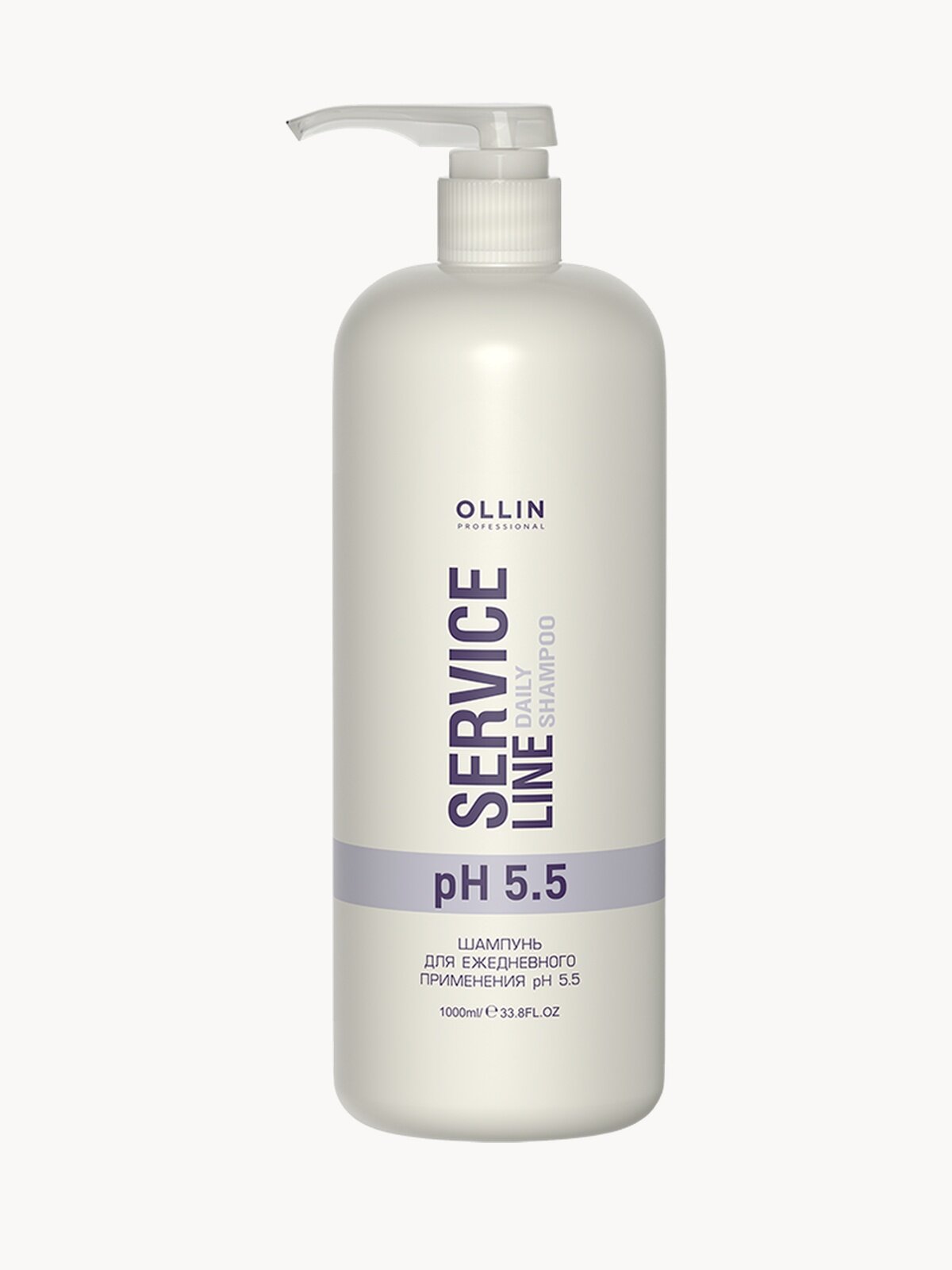 Шампунь для всех типов волос OLLIN PROFESSIONAL Service Line pH 5.5 для ежедневного применения 1000 мл