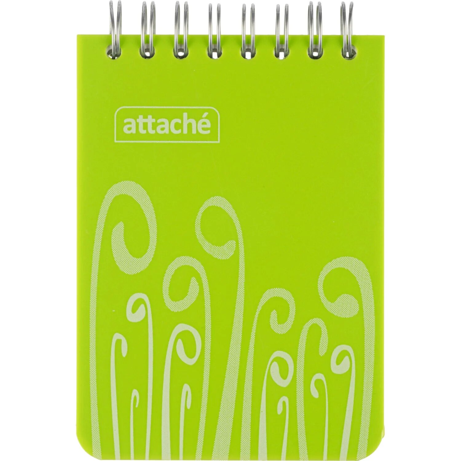 Блокнот А7, пласт обл,80л, ATTACHE FANTASY, салат