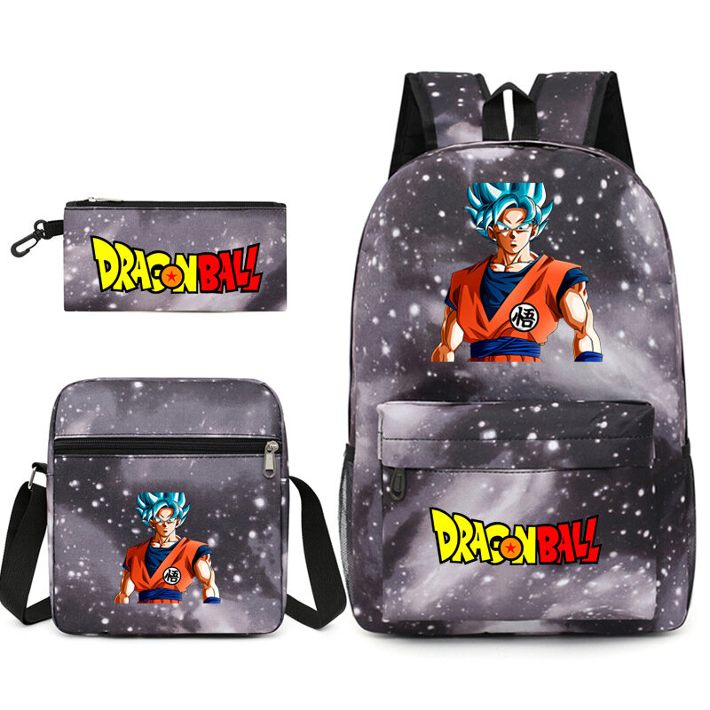Школьная сумка Dragon Ball, периферийные устройства Sun Wukong, аниме-рюкзак, Krillin, студенческий рюкзак мужского и женского пола, дорожная сумка для компьютера