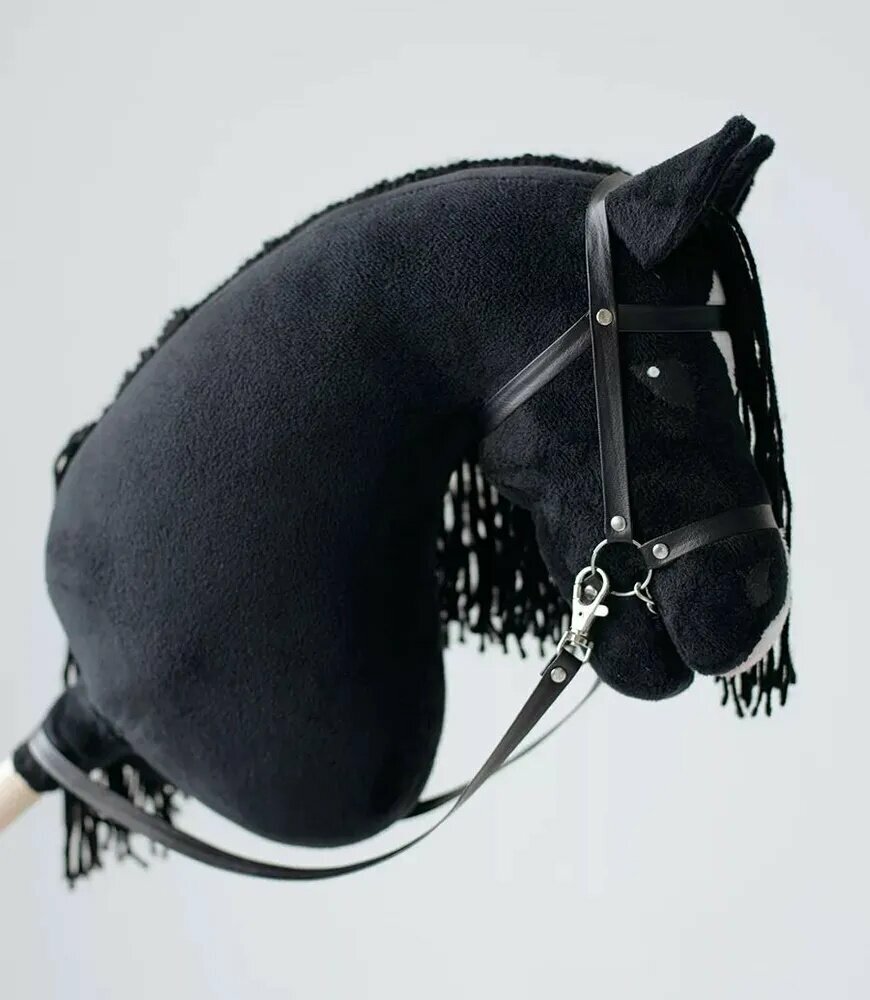 Хоббихорс, Очень увлекательная черная скаковая лошадь, образ реалистичный