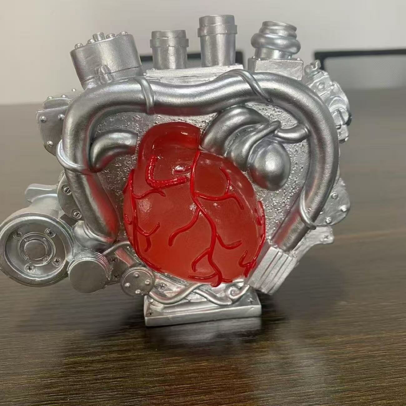 Бензиновый двигатель OHV V8 (1/6 масштаб) 44 см - Детальный конструктор для моделизма, Украшения ручной работы из смолы