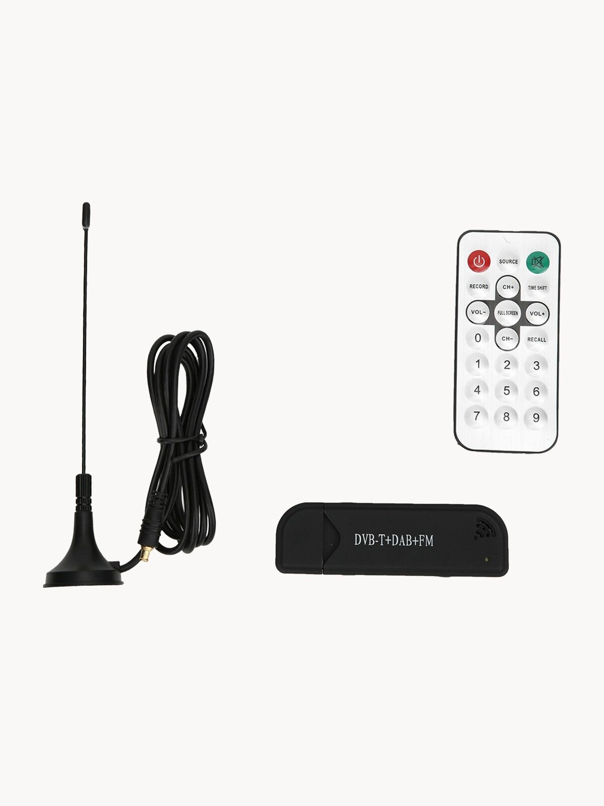 RTL2832U DVB-T FM SDR цифровой ТВ-тюнер, приемник USB, USB-ключ для Freeview, FM-радио и многого другого, подключи и работай