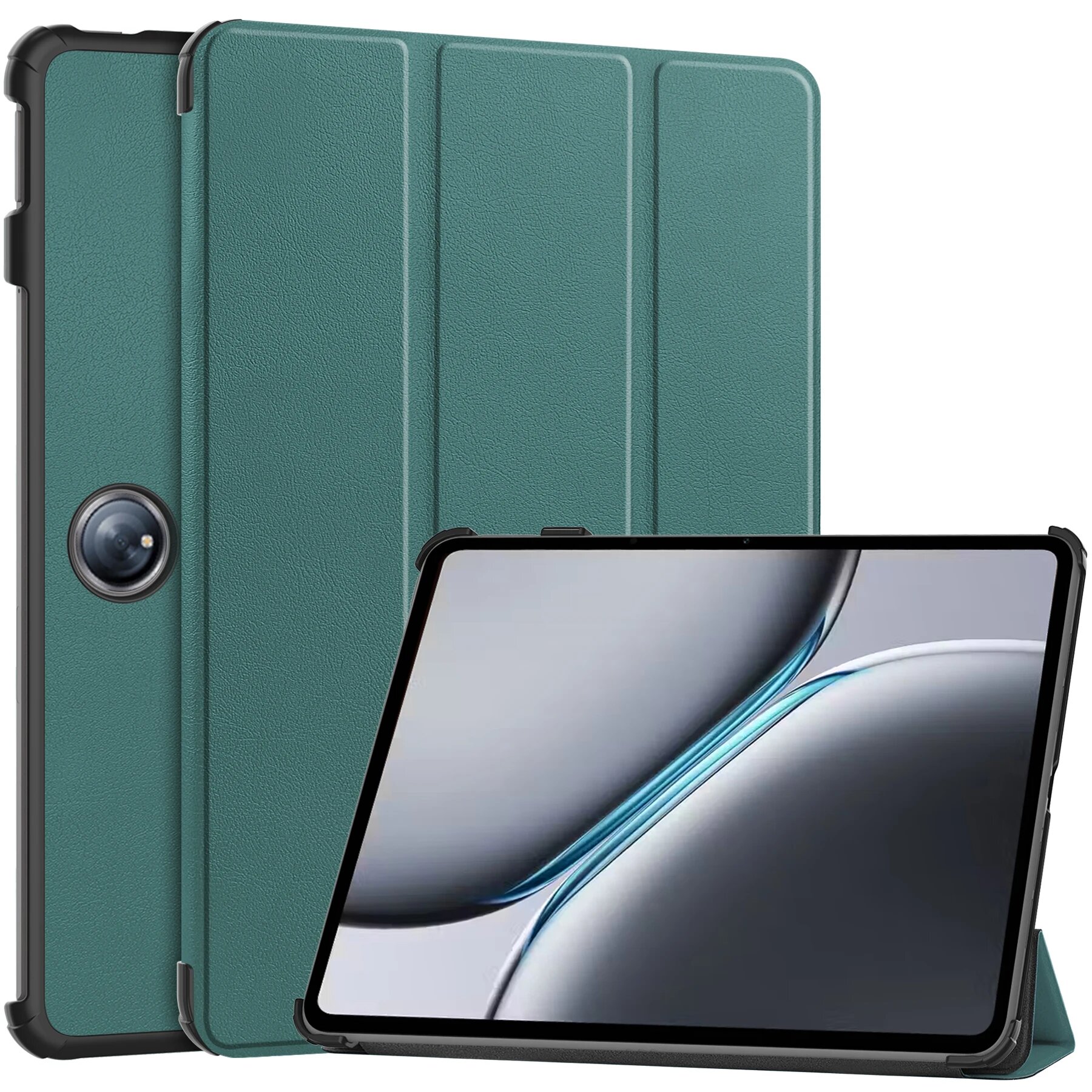 Чехол-подставка для OnePlus Pad Lite из полиуретана OnePlus Pad 2Pro2025, Dark Green