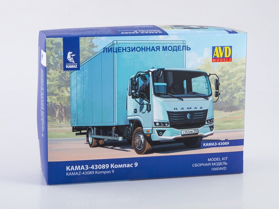 Сборная модель КАМАЗ-43089 Компас 9 (1/43) 1660AVD