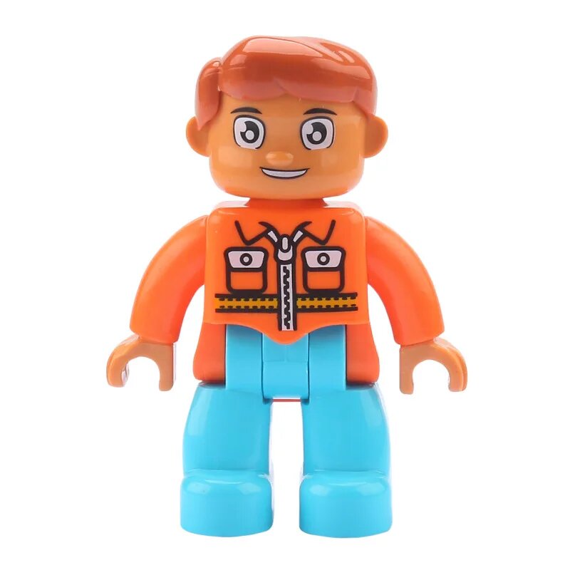 Большие строительные блоки GSF Оранжевый, Labourer