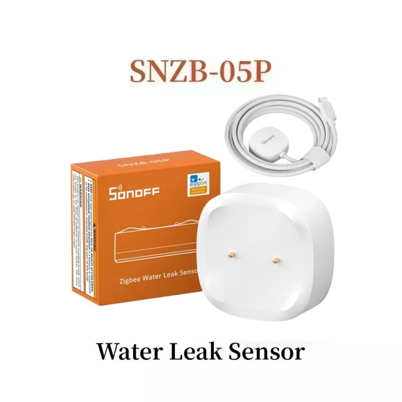 Датчик протечки воды Sonoff SNZB-05P, Zigbee
