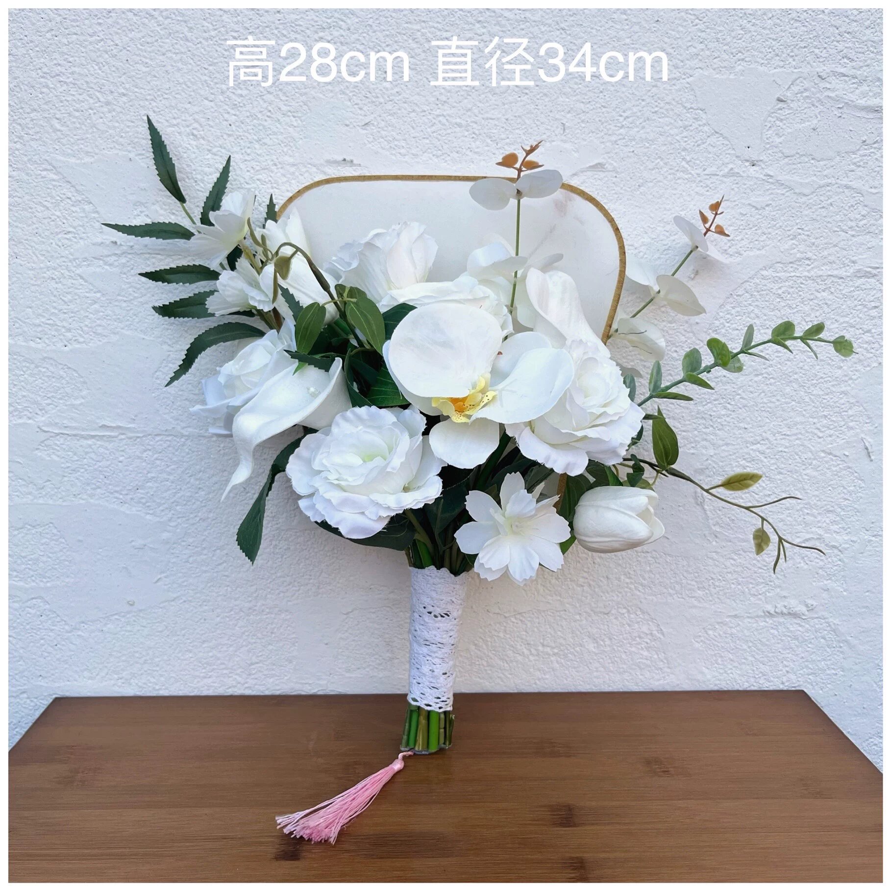 Свадебный букет для фотостудии, фотосъемки в путешествиях, искусственный букет невесты в корейском стиле, реквизит для