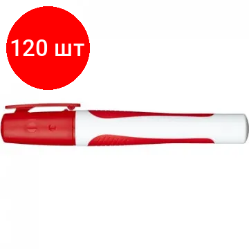 Комплект 120 штук, Маркер для белых досок Attache Selection Rarity красный, 2-3мм