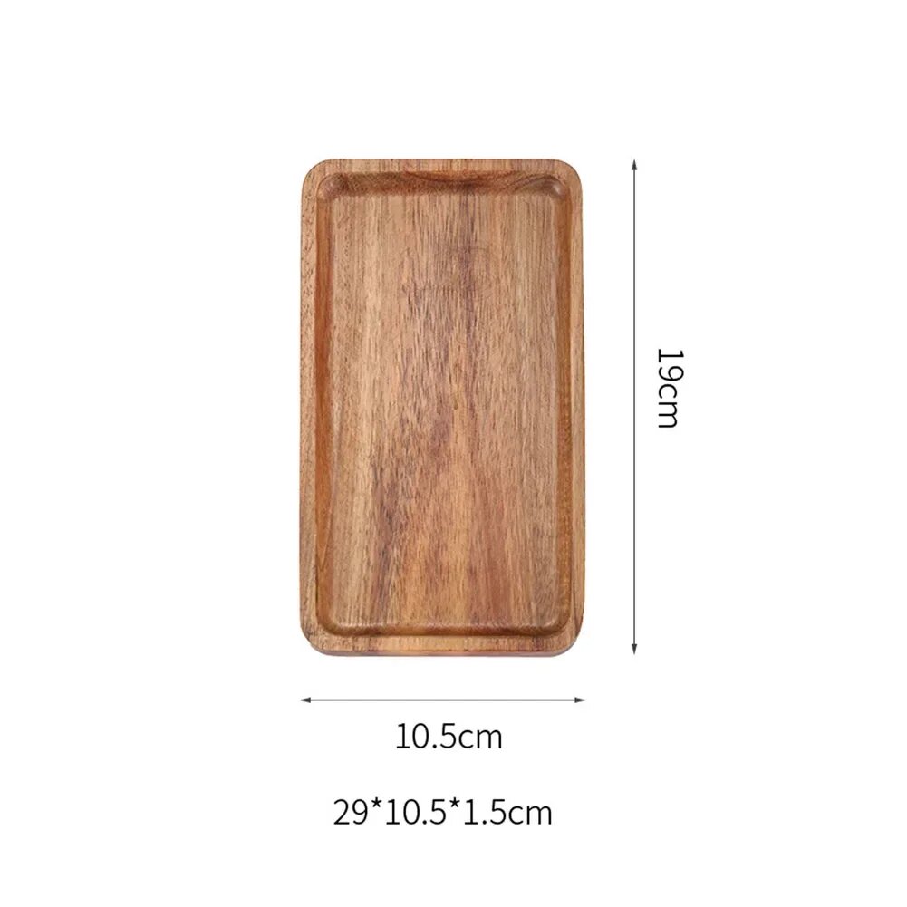Деревянный поднос MOONBIFFY Rectangle -19x10.5cm