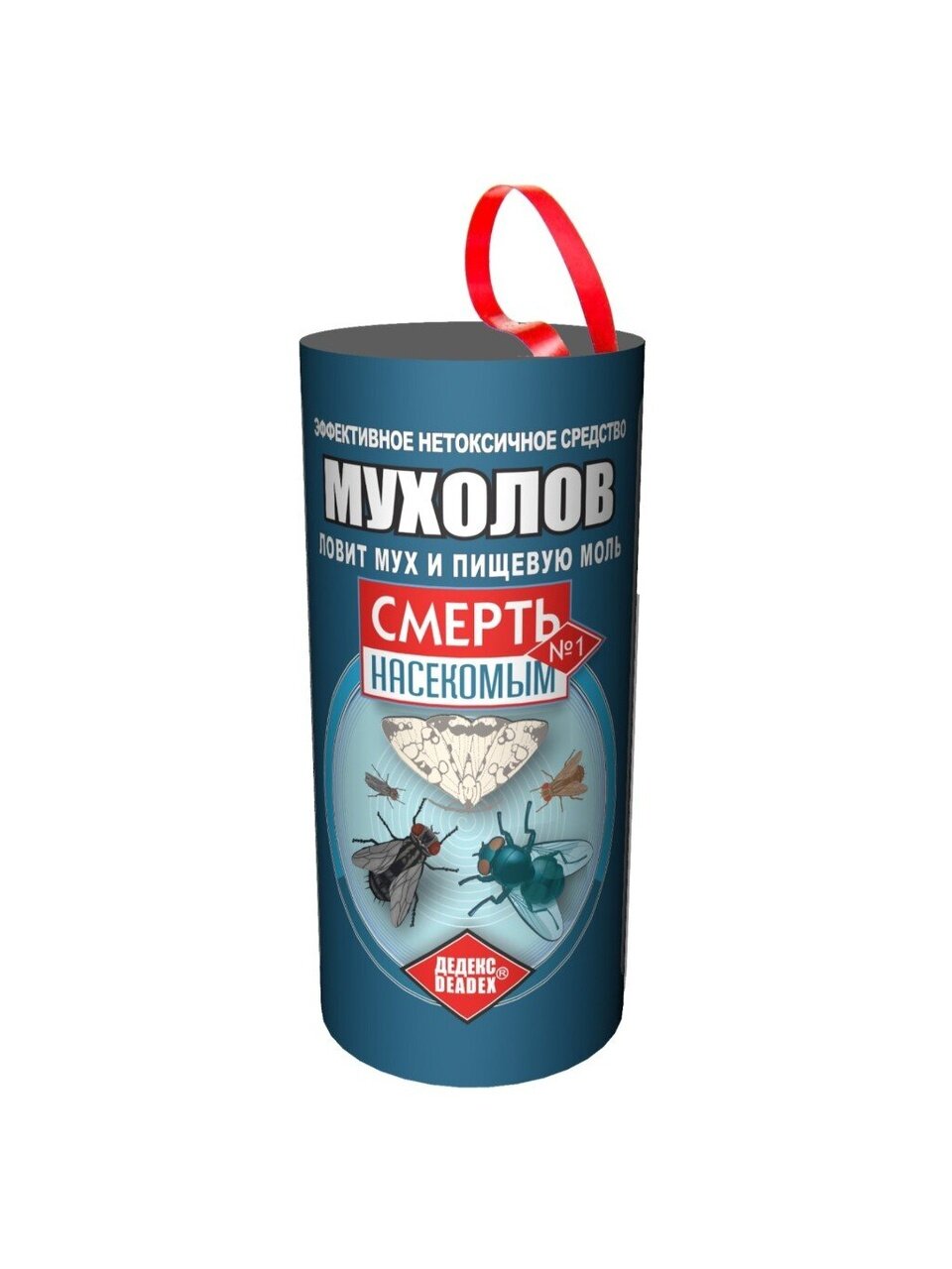 Инсектицид Смерть насекомым: липкая лента от мух и пищевой моли, эффективная ловушка для дома и сада, 1 штука