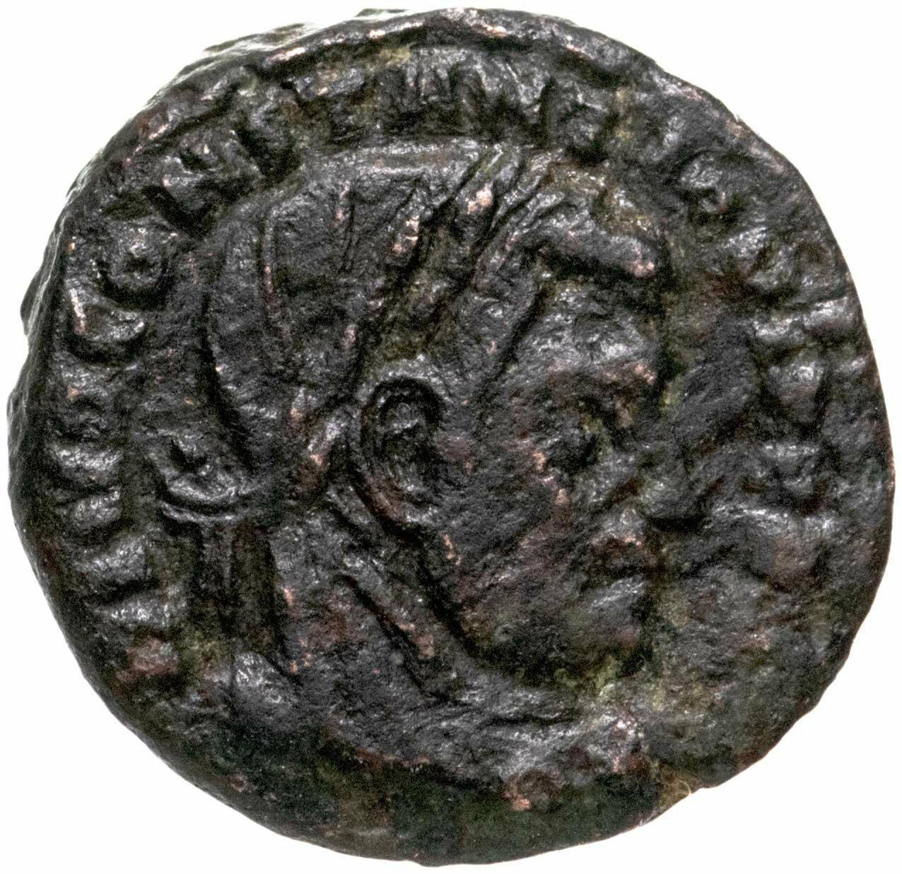 Римская империя, Констанций Хлор, 293-306 годы, Нуммий , Медь, в сохранности VF