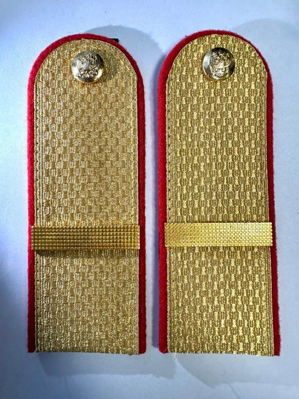 Погоны Полиции золотые Ефрейтор 14 см