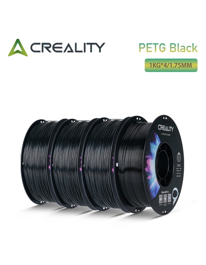 Филамент CREALITY CR-PETG 1.75мм — низкая усадка, химическая стойкость, оригинал без БФА для FDM-принтеров