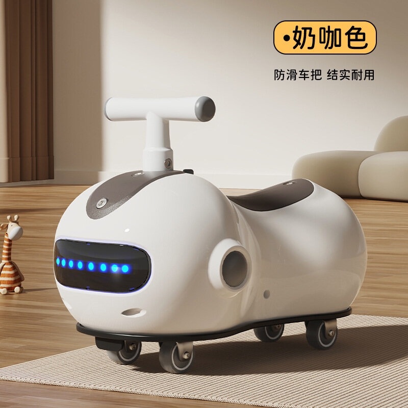 Машинка с поворотом в виде арахиса для детей 1-3 лет, подарок на день рождения, игрушка для мальчиков и девочек, антиопрокидывающаяся машинка с поворотом