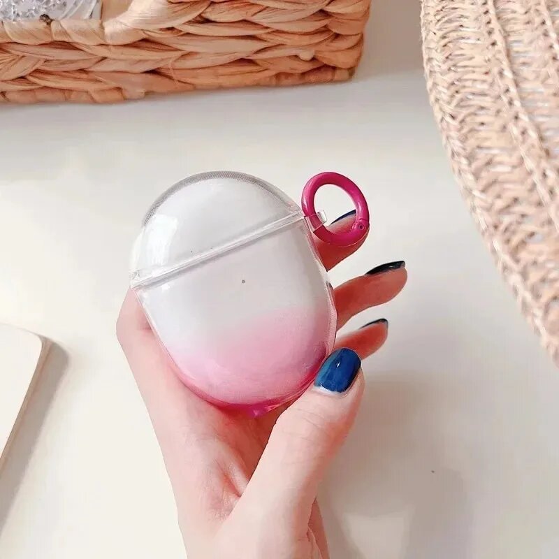 Прозрачный градиентный красочный чехол для наушников Xiaomi Redmi Buds 3 Pro/4