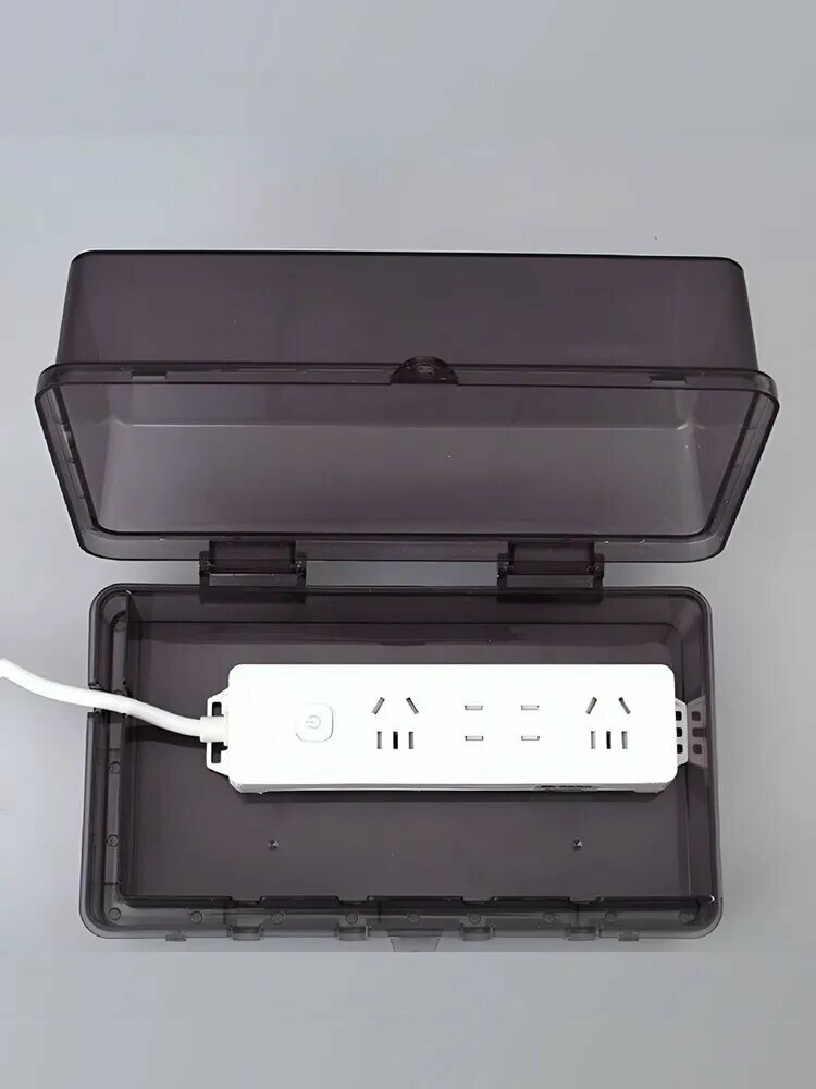 GJX Водонепроницаемый защитный короб для удлинителей с замком, чехол для розеток и вилок, для наружных условий.