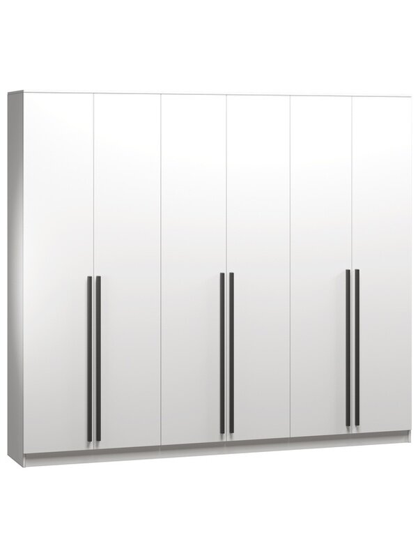 Шкаф распашной Лорена Пакс-5 с антресолью Кашемир для одежды пятидверный 240*270*60