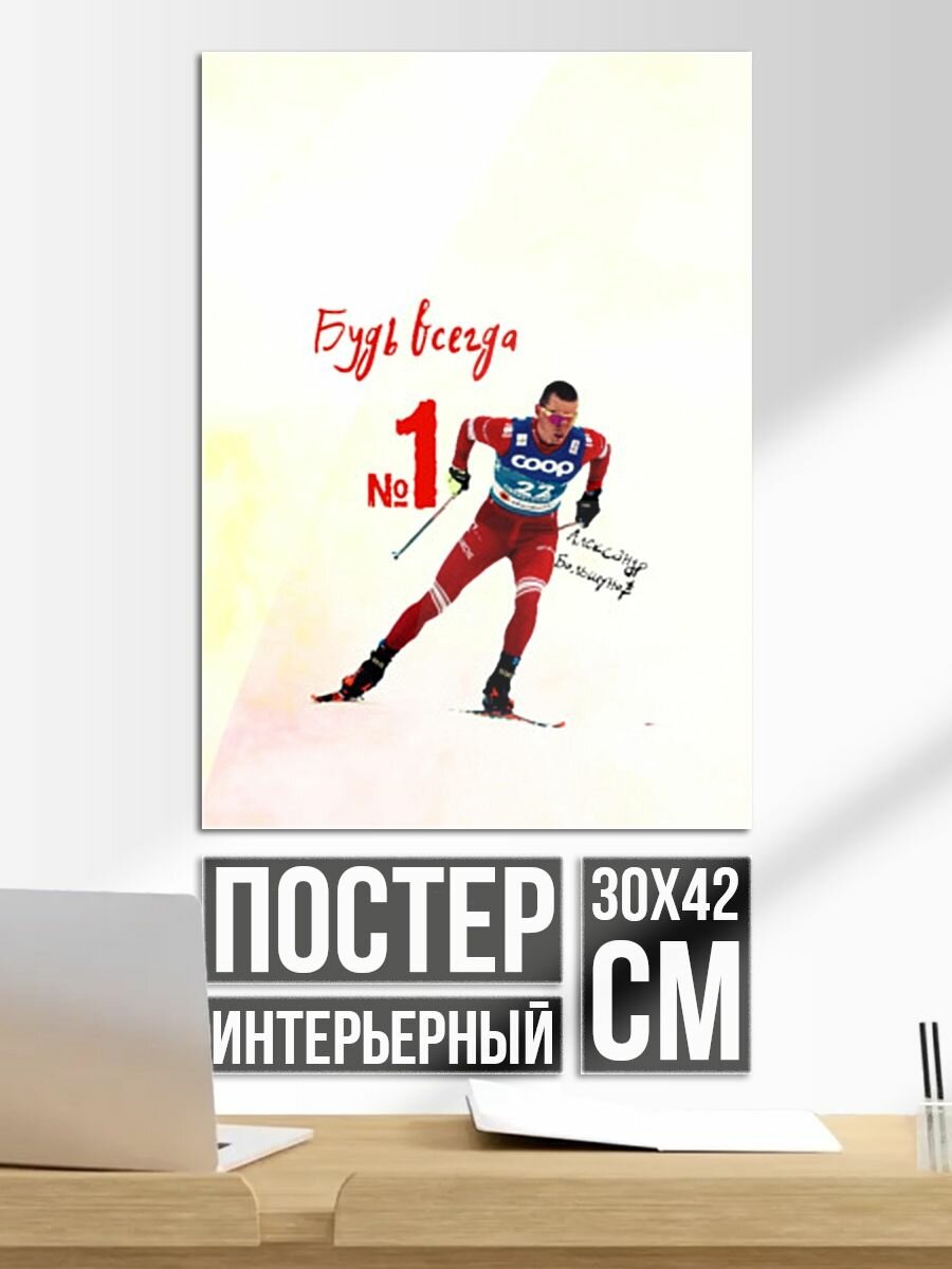 Постер на стену Александр Большунов номер 1