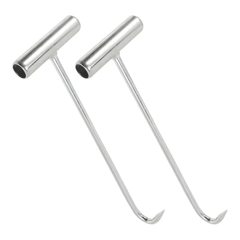 Крюк Для Люка, Из Оцинкованного Железа, Прочный, Устойчивый К Ржавчине, 2 Штуки