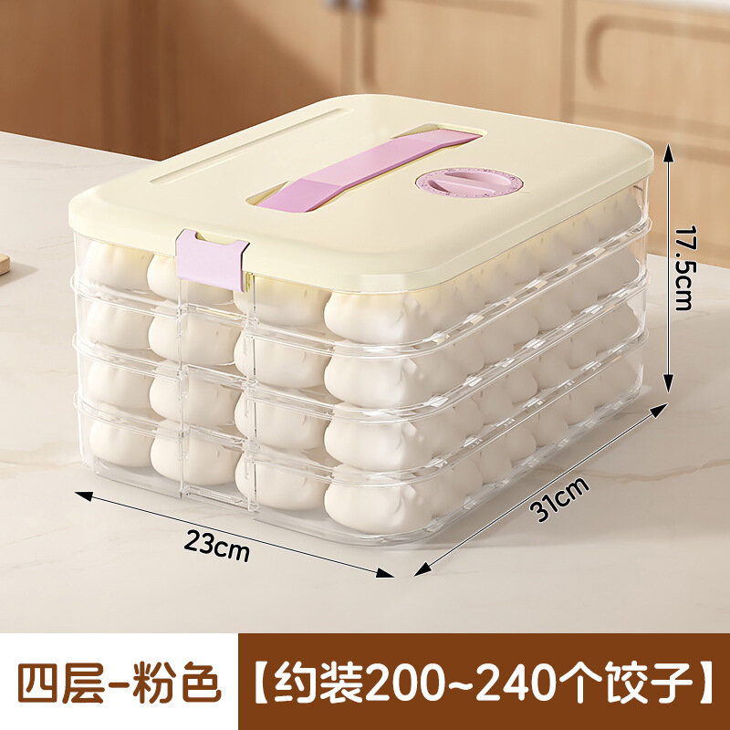 Контейнер для хранения пельменей, холодильник, морозильник, бытовой контейнер для хранения пищевых продуктов, контейнер для хранения пельменей, кухонный контейнер для быстрого замораживания вонтонов