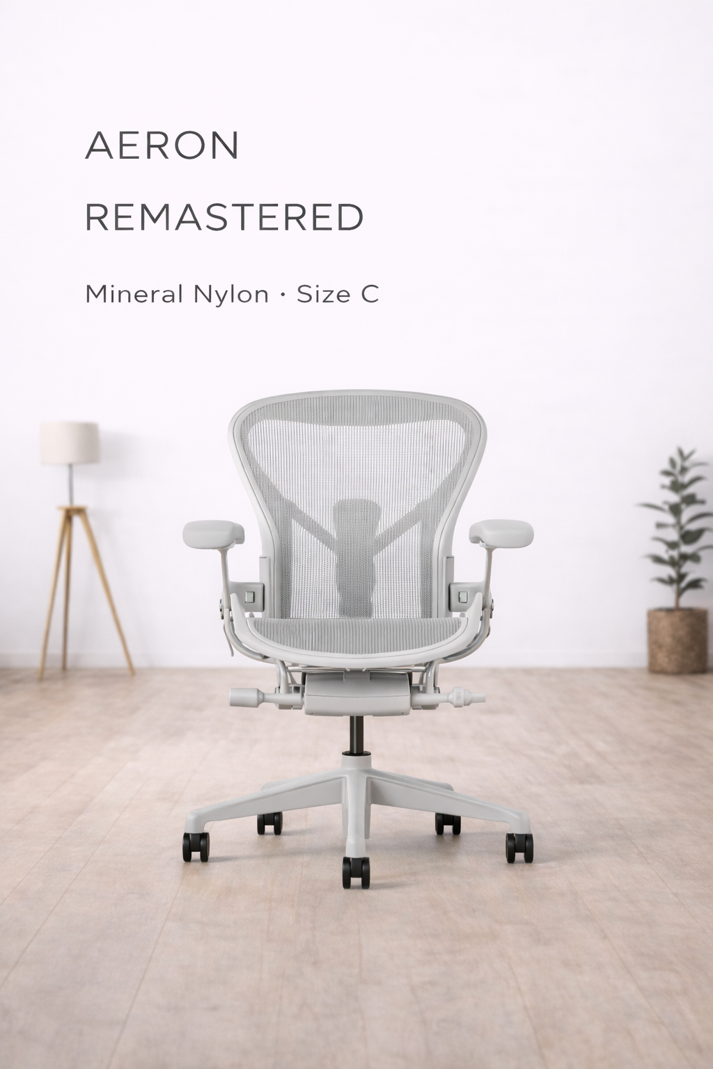 Кресло Herman Miller Aeron Mineral / Nylon, размер C