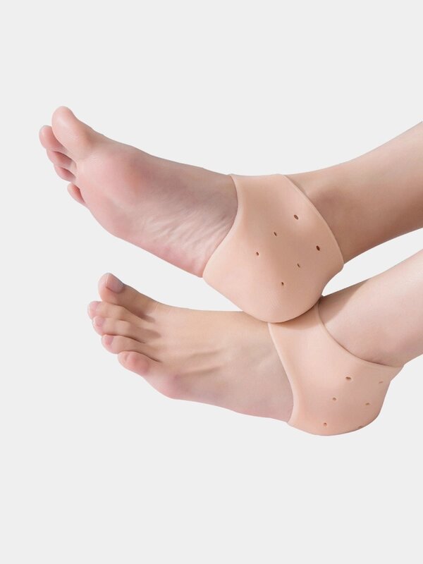 Увлажняющие, силиконовые, носки для заживления трещин на пятке, перфорированные