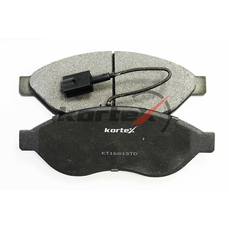 KORTEX KT1681STD Колодки торм, CITROEN, PEUGEOT, FIAT JUMPER, BOXER