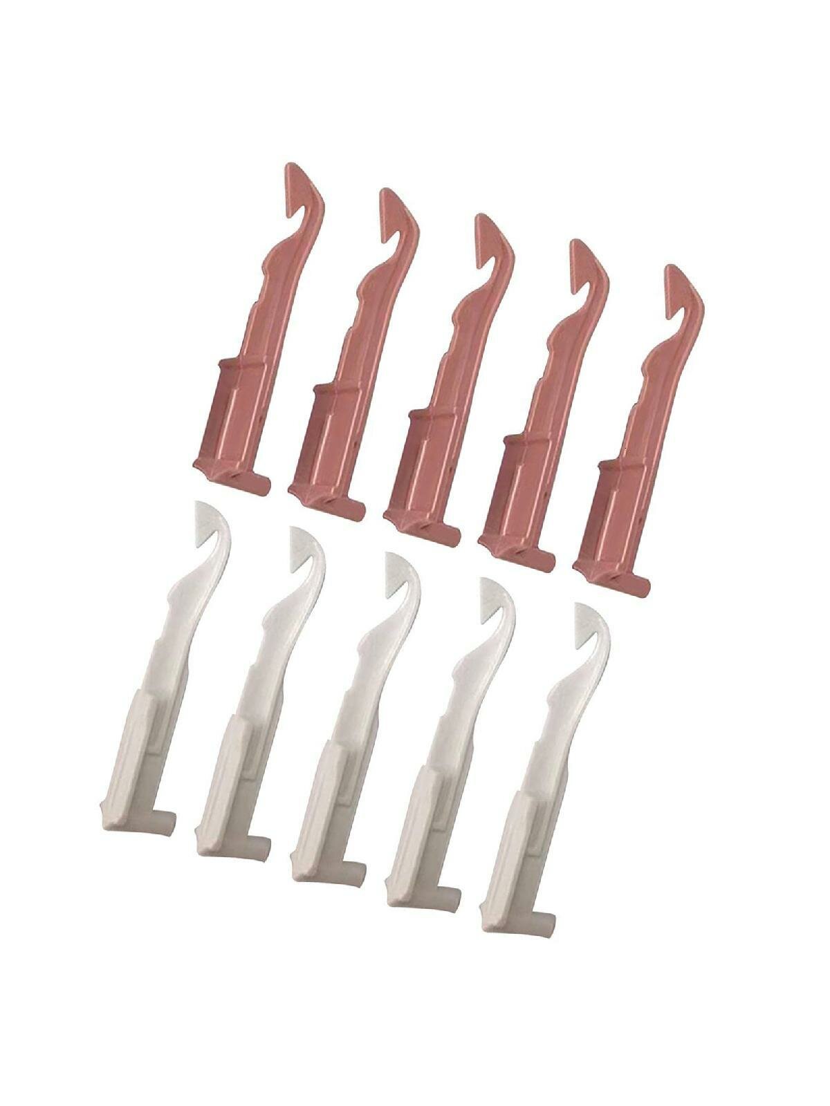 Круглая вязальная машина ручной работы, 5 розовых 5 белых