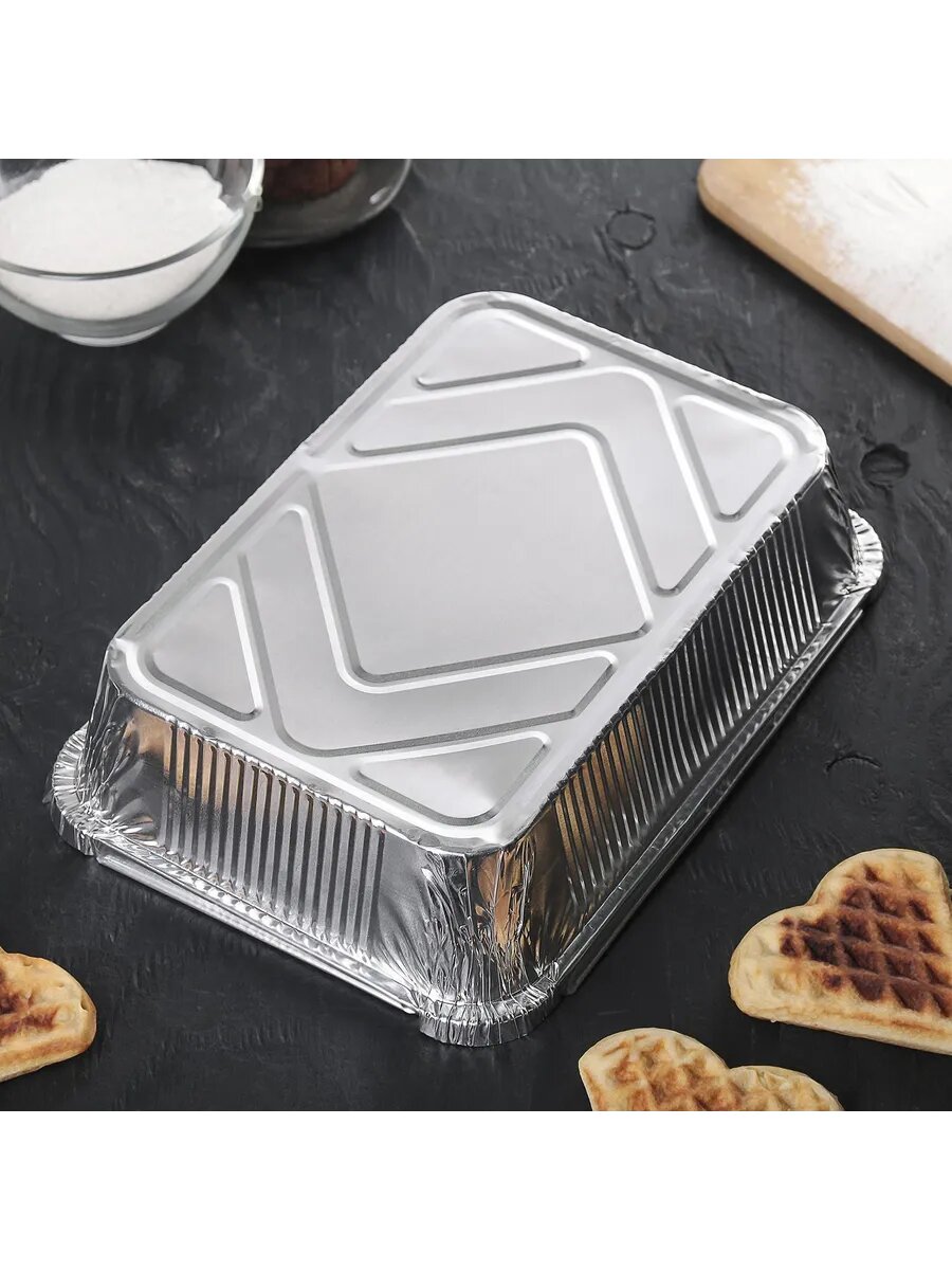 Формы для запекания из фольги 2 л, 2 шт