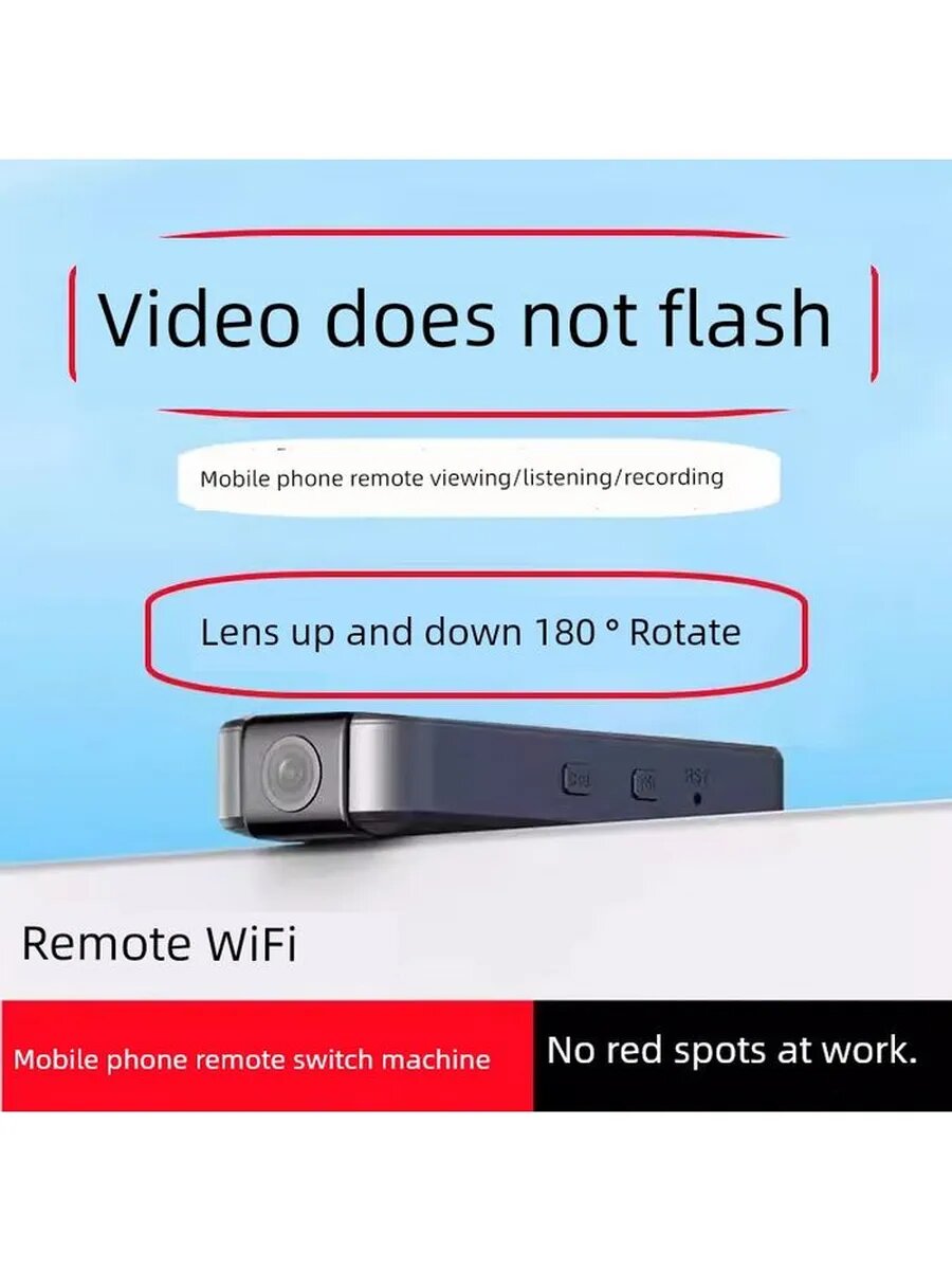 4K HD WiFi Экшн-камера (APP, поворот 180°)