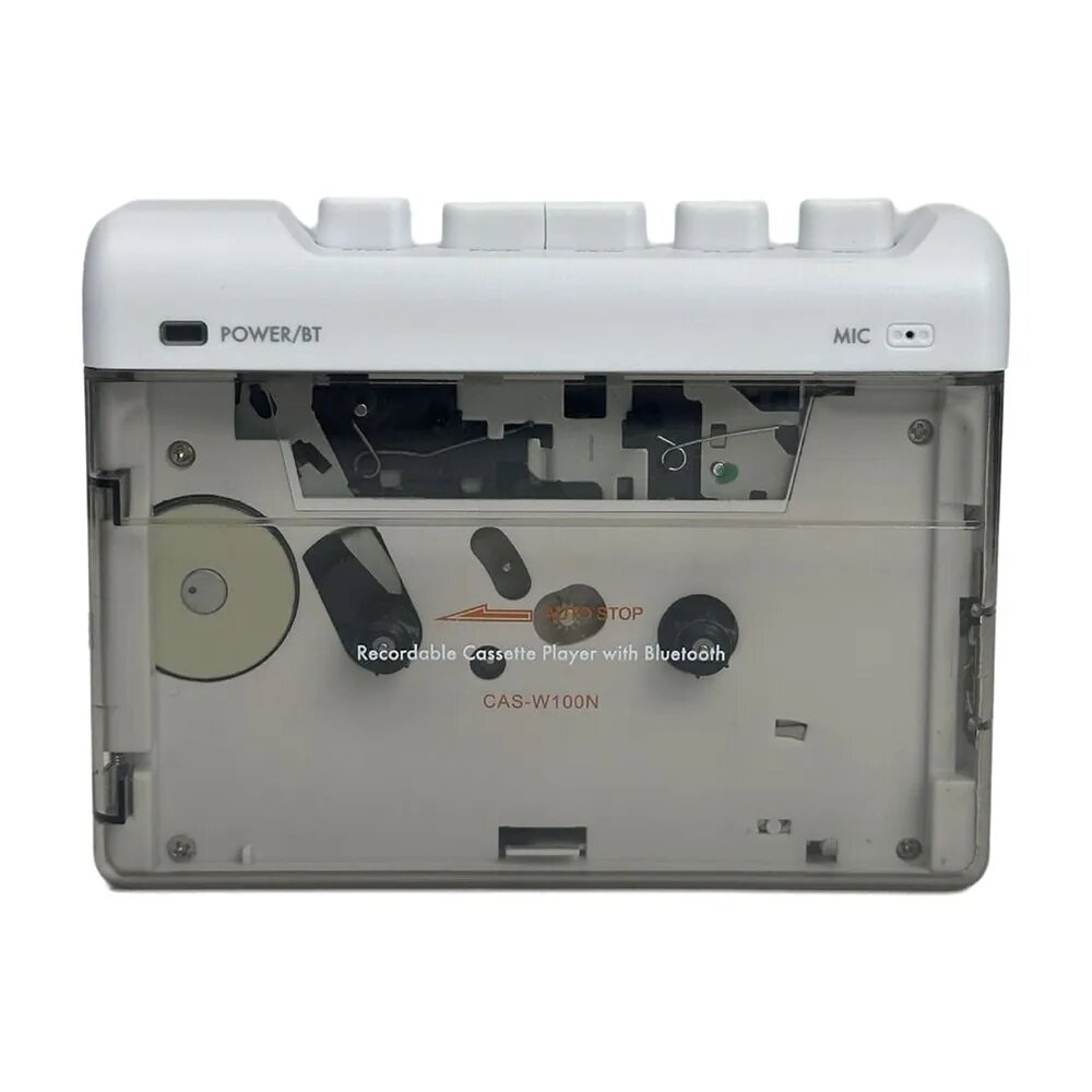 Портативный Ретро Кассетный Плеер-Рекордер Bluetooth С Разъемом Для Наушников, Работающий От Батареи Или Питания 5V TYPE-C
