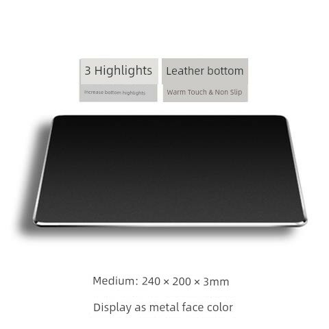 Металлический коврик для мыши Apple, совместимый с Magic Mouse 2, из алюминиевого сплава, для компьютеров Mac Квадрат -