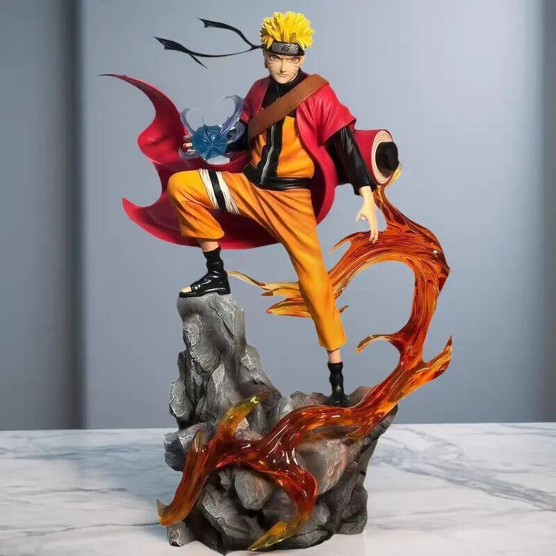 Аниме фигурки Наруто Узумаки / Naruto Uzumaki фигурка ; коллекционная статуэтка для рабочего стола, украшение для стола, 1 шт. (Высота 25 см)