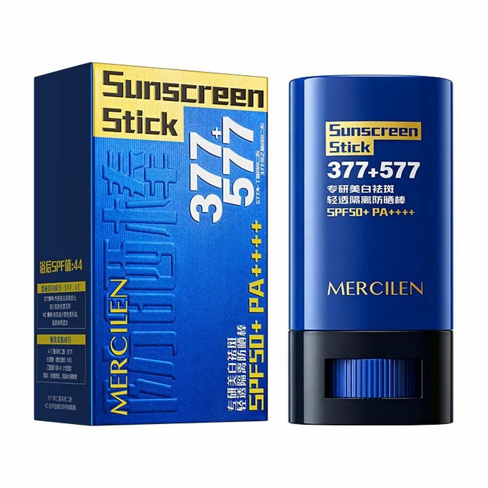 Солнцезащитный стик для мужчин MERCILEN SPF50+, матирующий карандаш от солнца лица, 18г