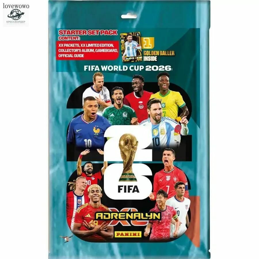 Эксклюзивная карта Panini FIFA 2026 ЧМ для коллекционеров упаковка идеальный подарок