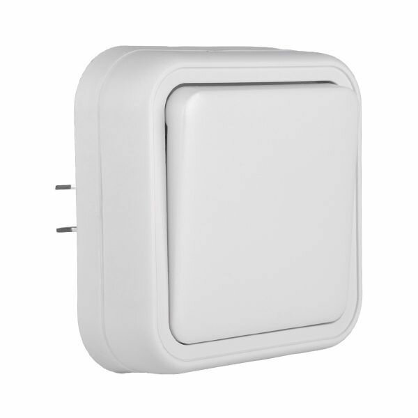 Выключатель 1-кл. СП Бронто 10А IP55 автоматические клеммы бел. EKF BT2-SWW-10
