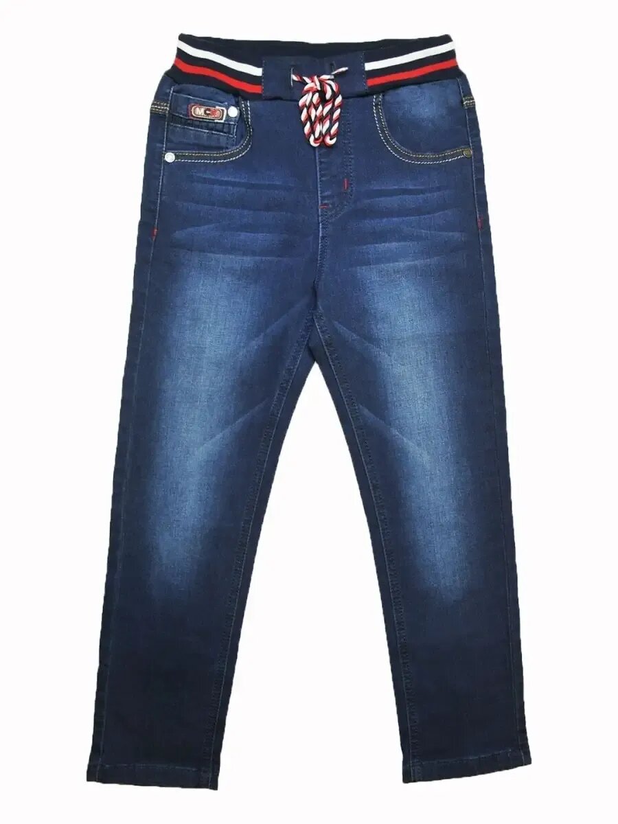 Джинсы Yuke jeans Базовая коллекция, размер 19/116, синий — фото 1