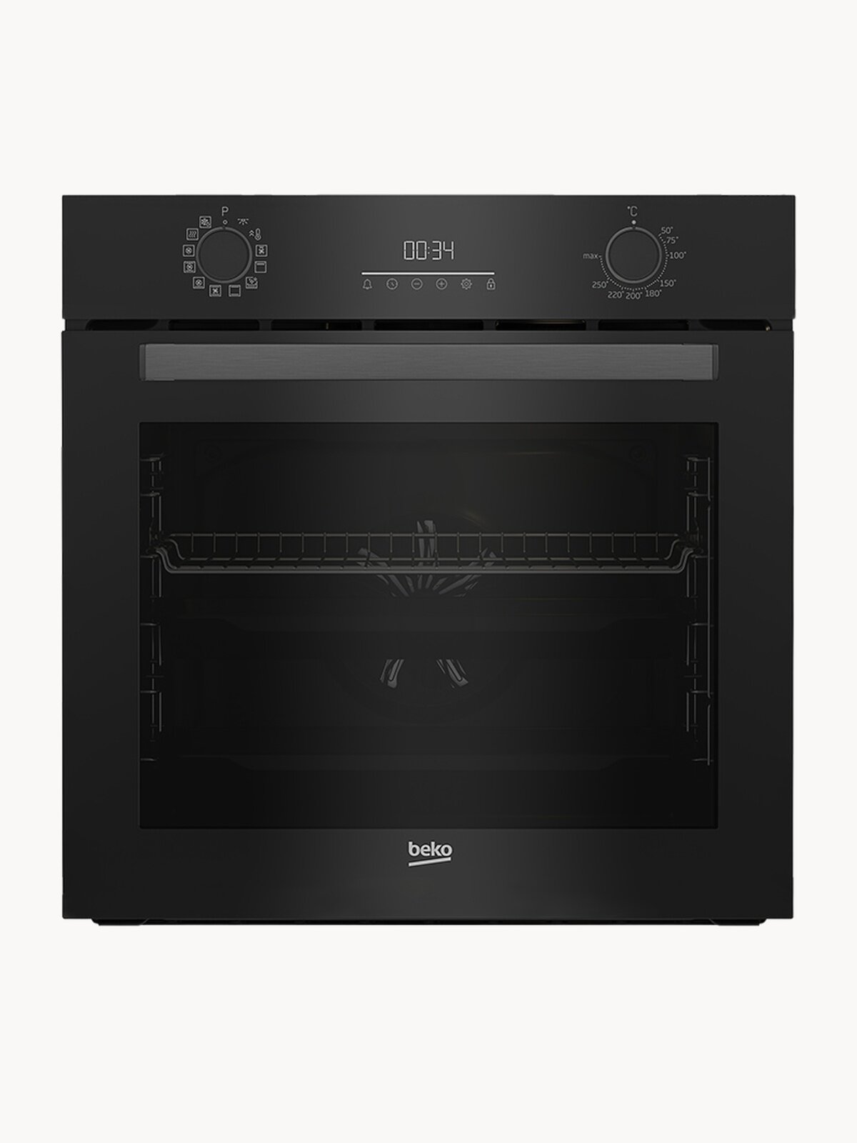 Электрический духовой шкаф Beko BBIM16300SG, гриль/конвекция, черный