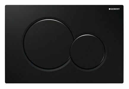 Кнопка смыва для инсталляции GEBERIT Sigma 01 черная матовая