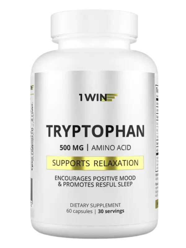 1WIN Триптофан / Tryptophan капсулы массой 400 мг 60 шт