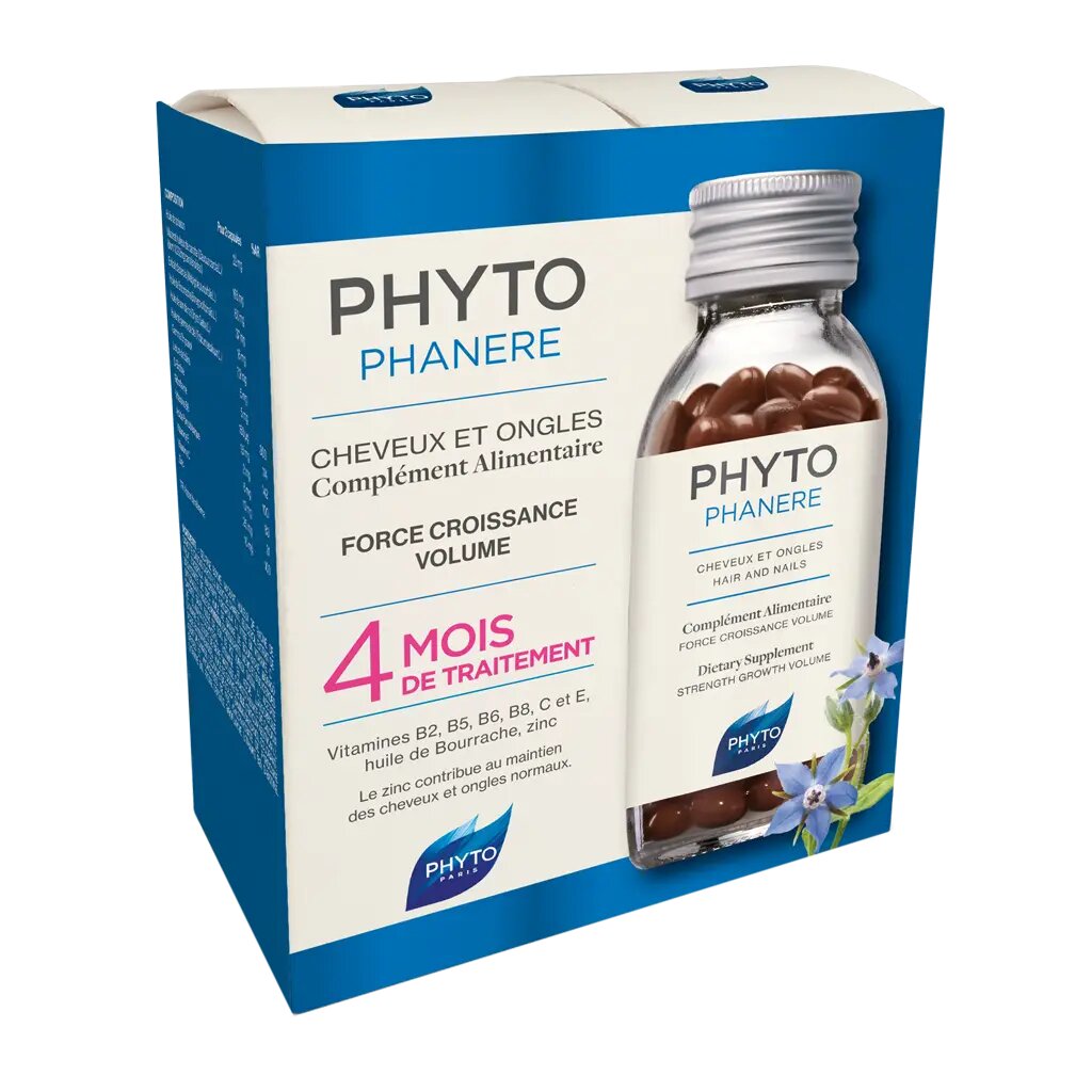 Phyto Phanere / Фитофанер Средство для волос и ногтей капсулы массой 357 мг 2 х 120 шт