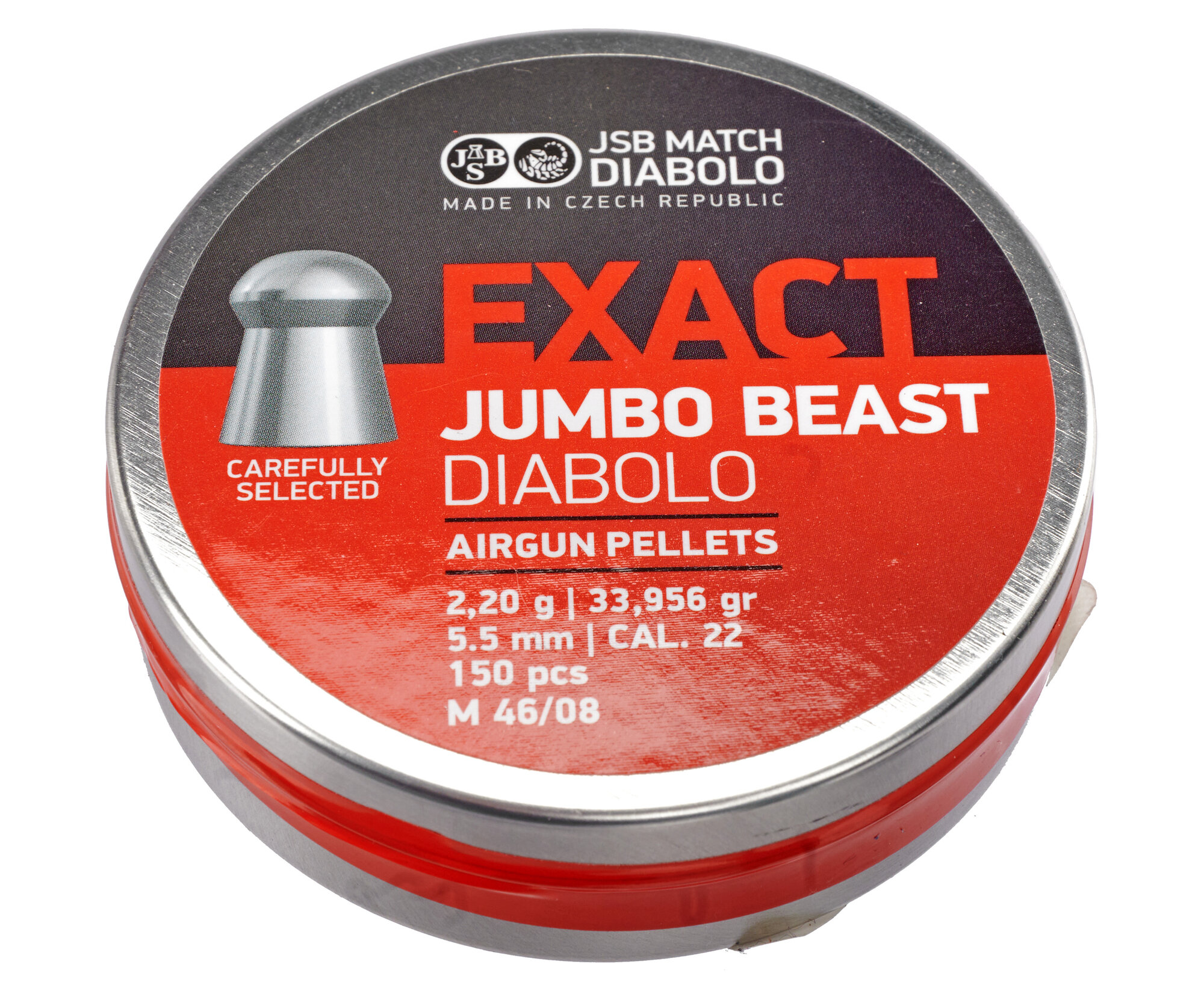 Пули пневматические JSB Exact Jumbo Beast 5.5 мм (150 шт, 2.2 г)