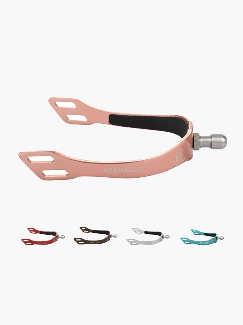 Шпоры Acavallo, для верховой езды, алюминий, 15см x 8см x 2см, 1 пары