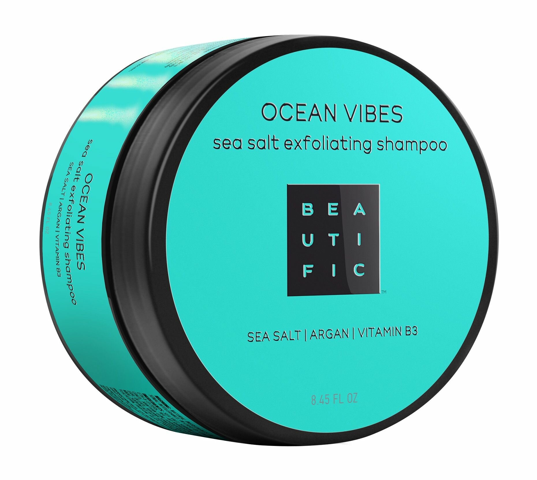 BEAUTIFIC BEAUTIFIC Пенящийся скраб для волос и кожи головы Ocean Vibes, 250 мл